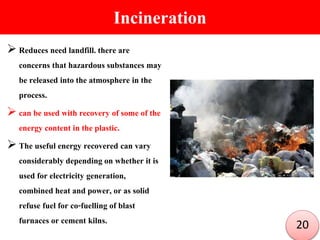 Plastic waste management | PPTX