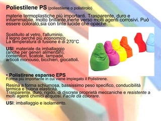 Plastica E Tecniche Di Produzione | PPT