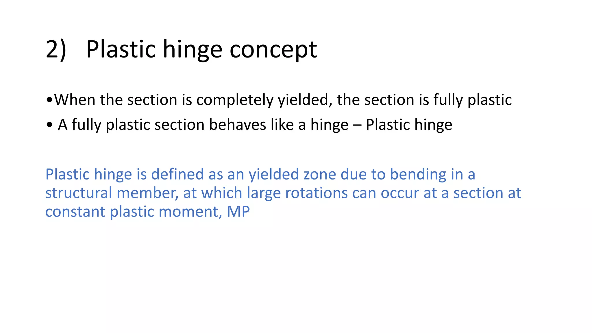 Plastic analysis | PPTX