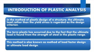 Plastic analysis | PPTX