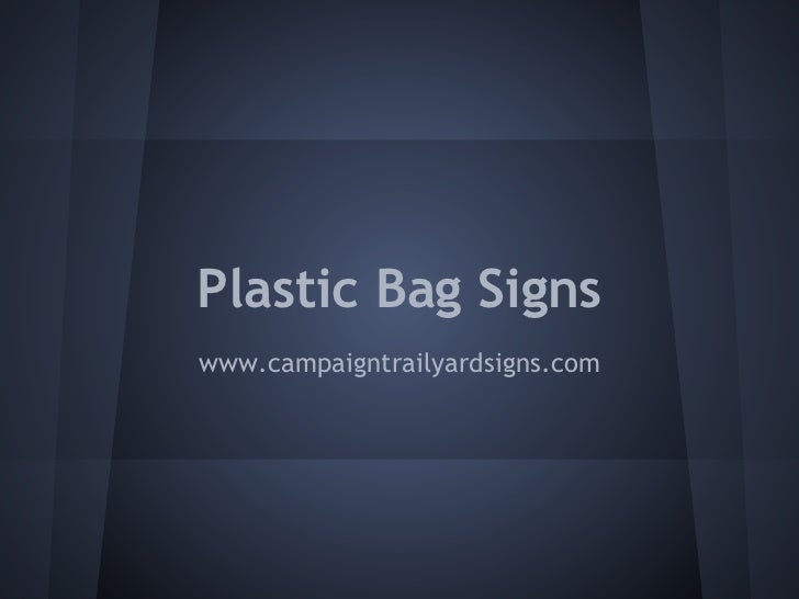 Bag Yard Sign | semashow.com