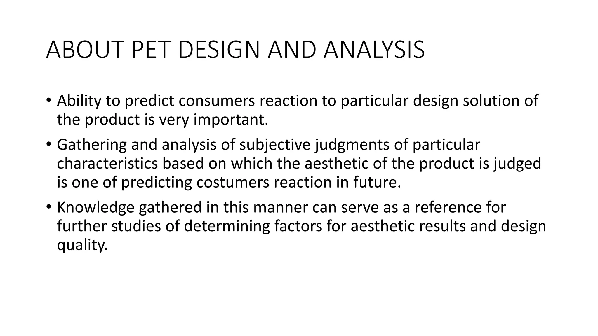 Plastic bottle analysis | PPTX