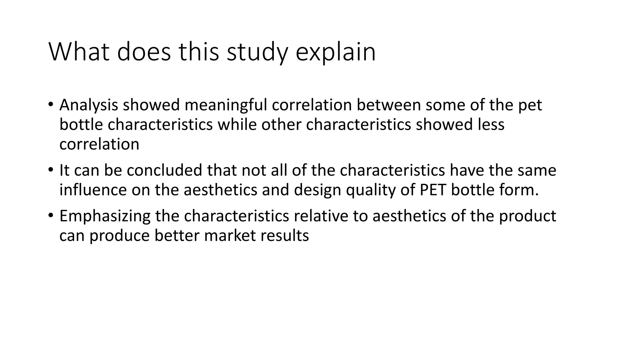 Plastic bottle analysis | PPTX