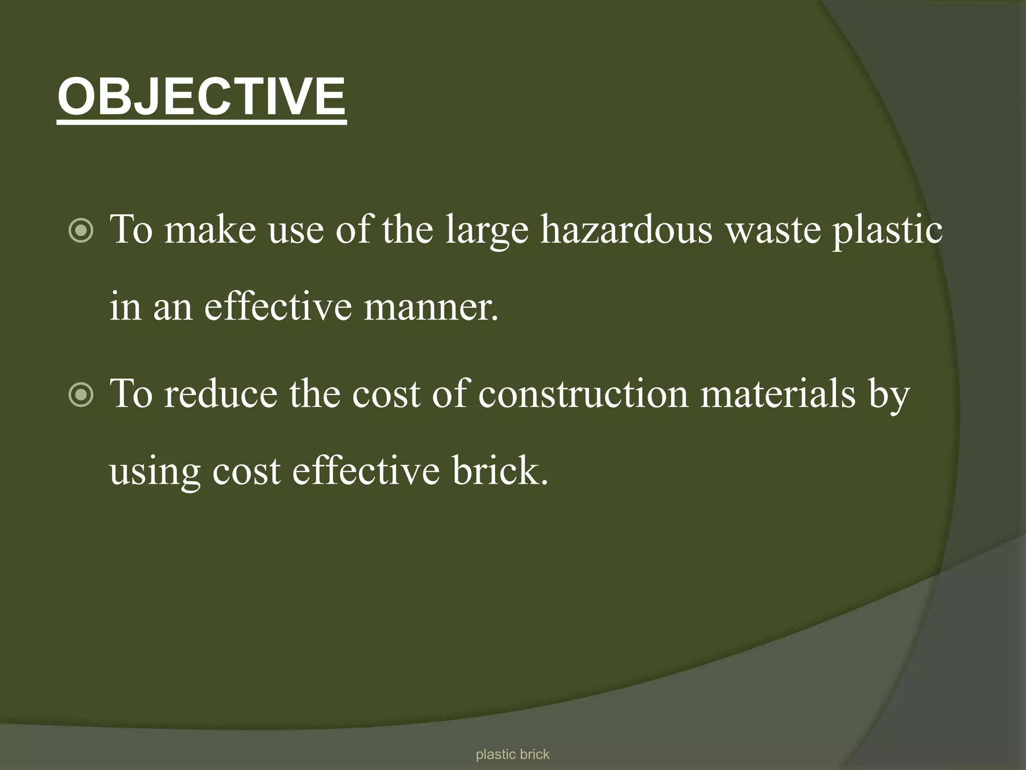 Plastic brick | PPTX