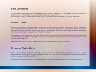 Plastic Cards | PPS