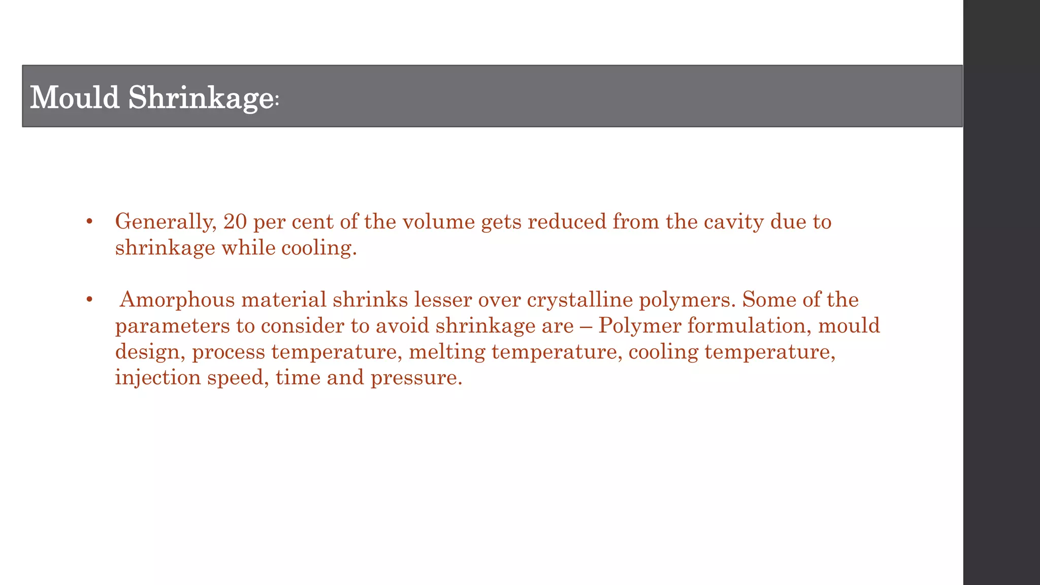 Plastic component design for manufacturability | PPTX