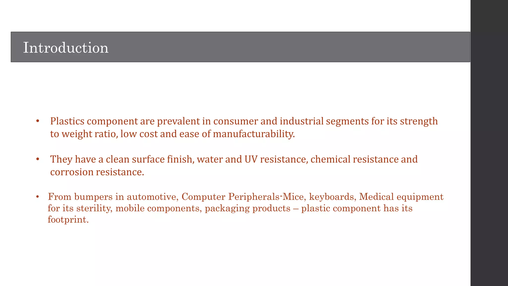 Plastic component design for manufacturability | PPTX
