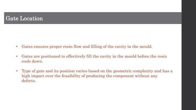 Plastic component design for manufacturability | PPTX | Chemistry | Science