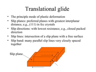 Plastic deformation and strengthning mechanism | PPT
