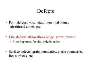 Plastic deformation and strengthning mechanism | PPT