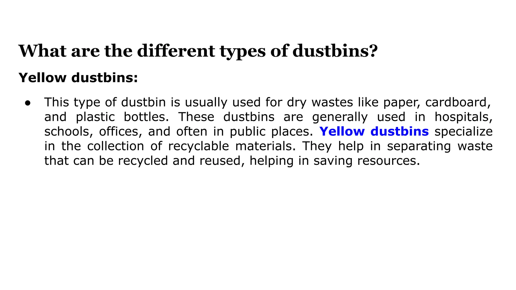Plastic Dustbins: Types, Sizes, and Uses | PDF
