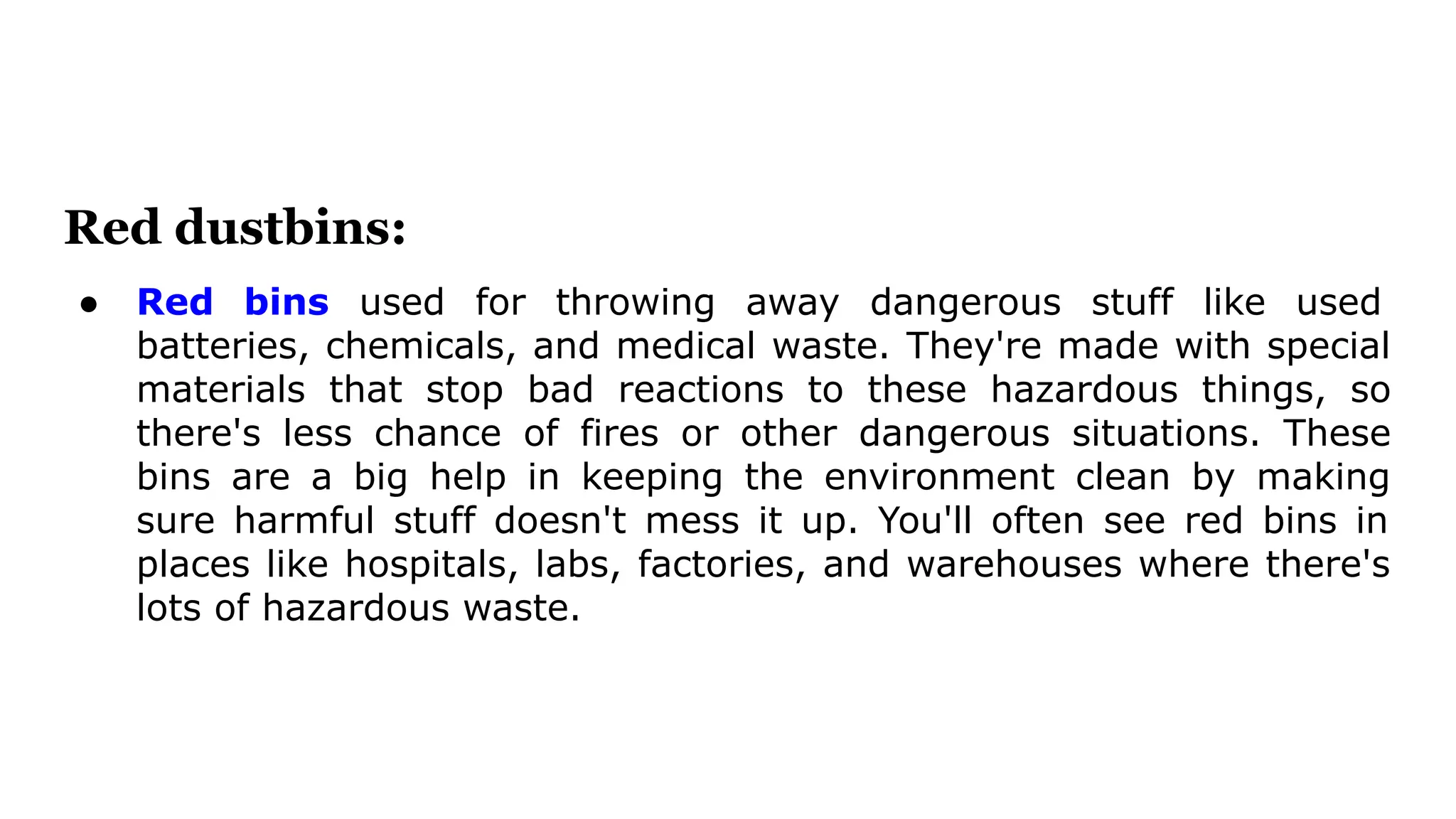 Plastic Dustbins: Types, Sizes, and Uses | PDF