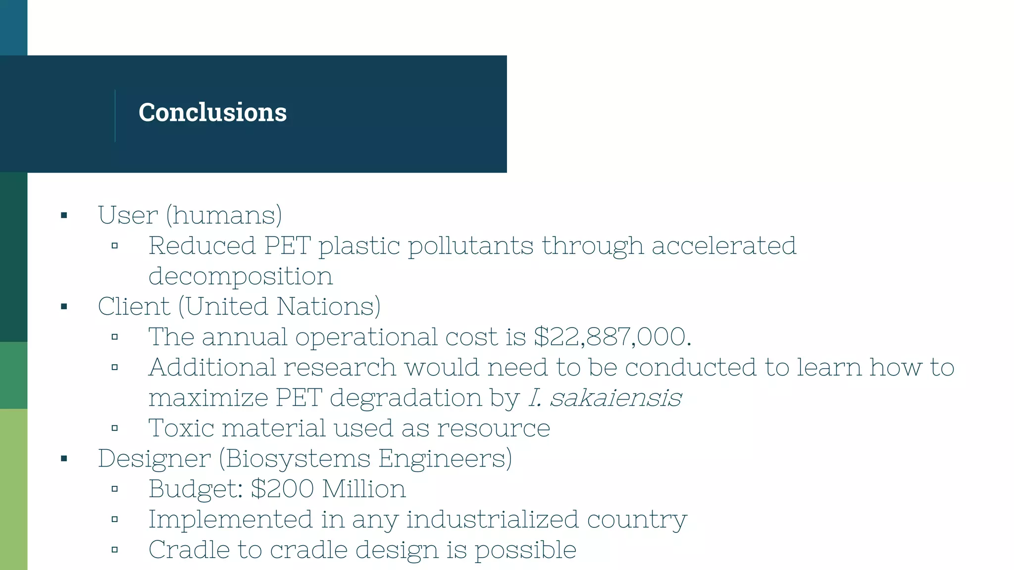 Bioprocessing Engineering Design Presentation | PPTX