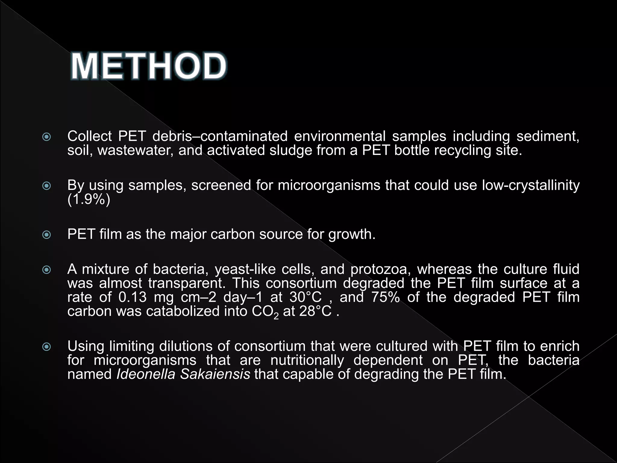 Plastic eating bacteria | PPTX