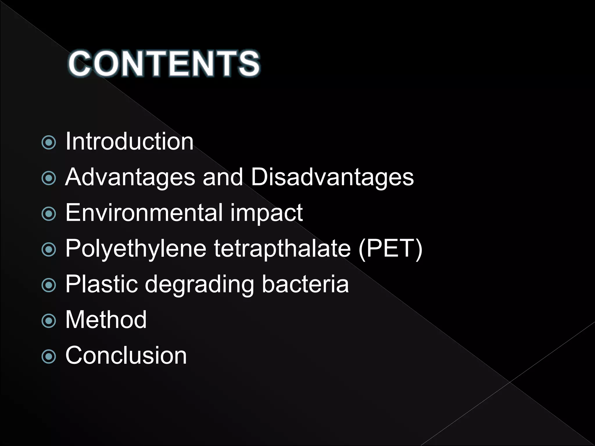Plastic eating bacteria | PPTX