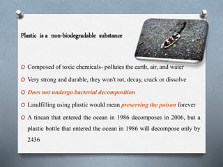 Plastic effect on humans and animal | PPTX