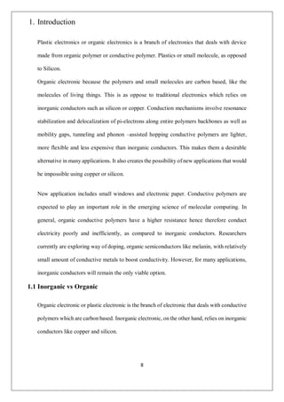 Plastic electronics | PDF