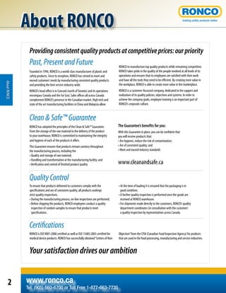 RONCO | Plastic Solutions | PDF