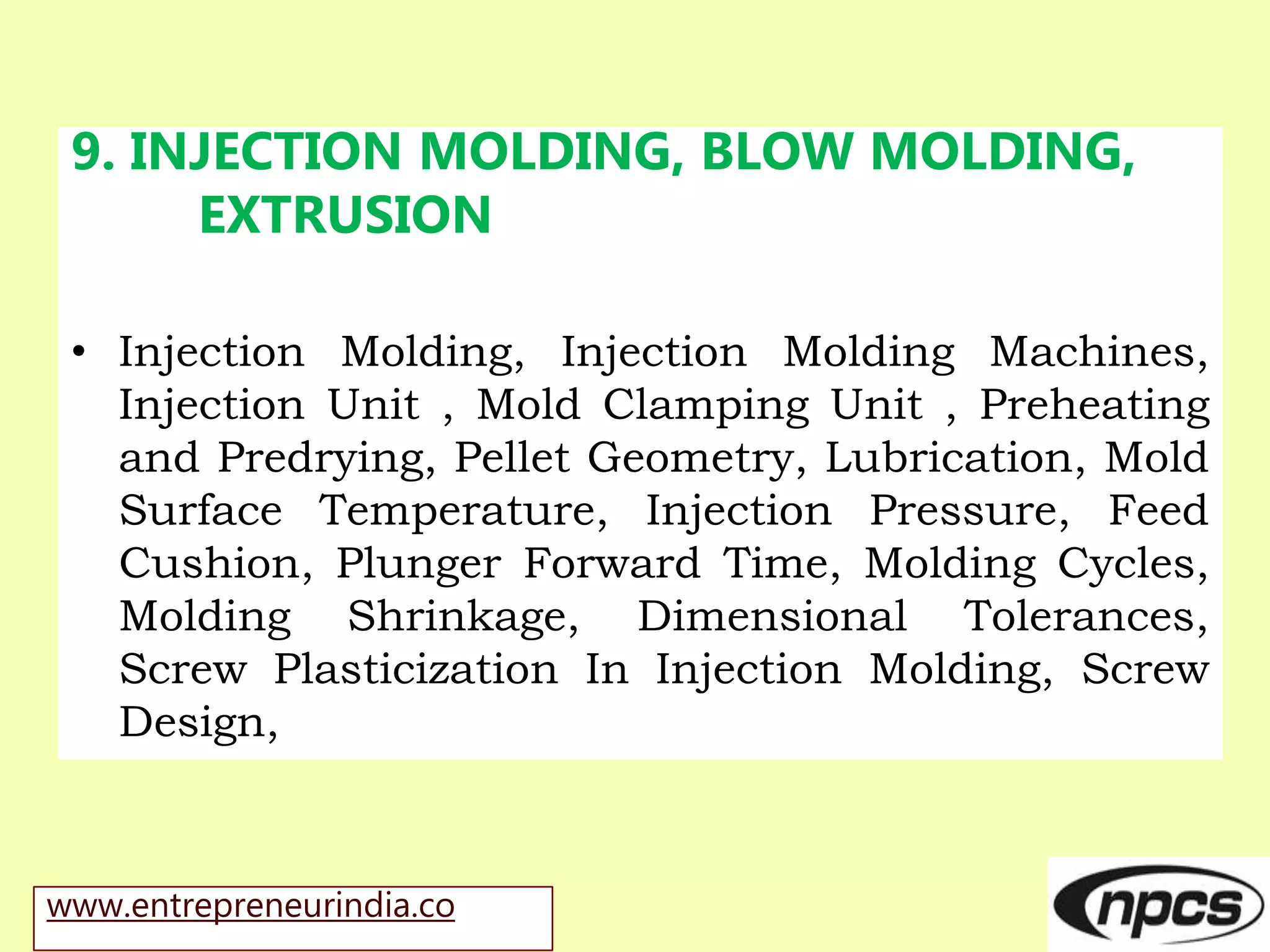 Plastic Extrusion, Moulding and Mould Designs | PPT