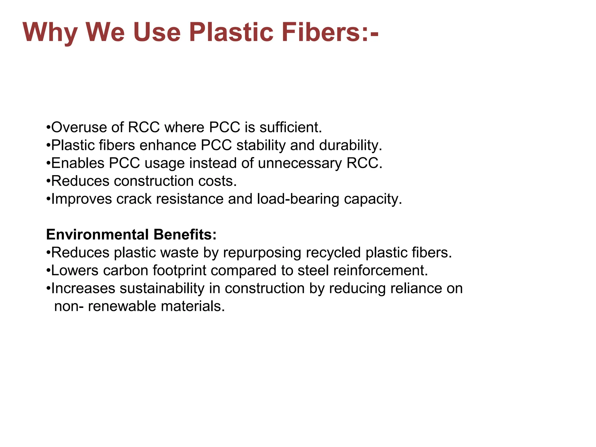 Fiber Reinforced Concrete (FRC) with Plastic Fibers | PDF