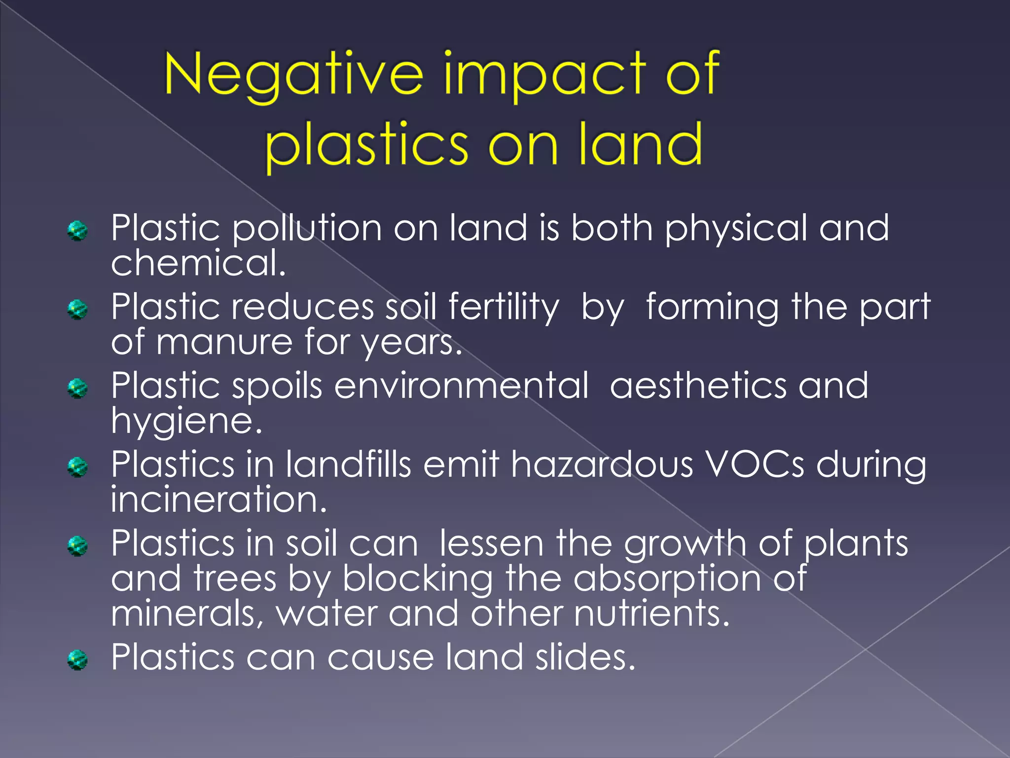 Plastic impacts on the natural Environment | PPTX