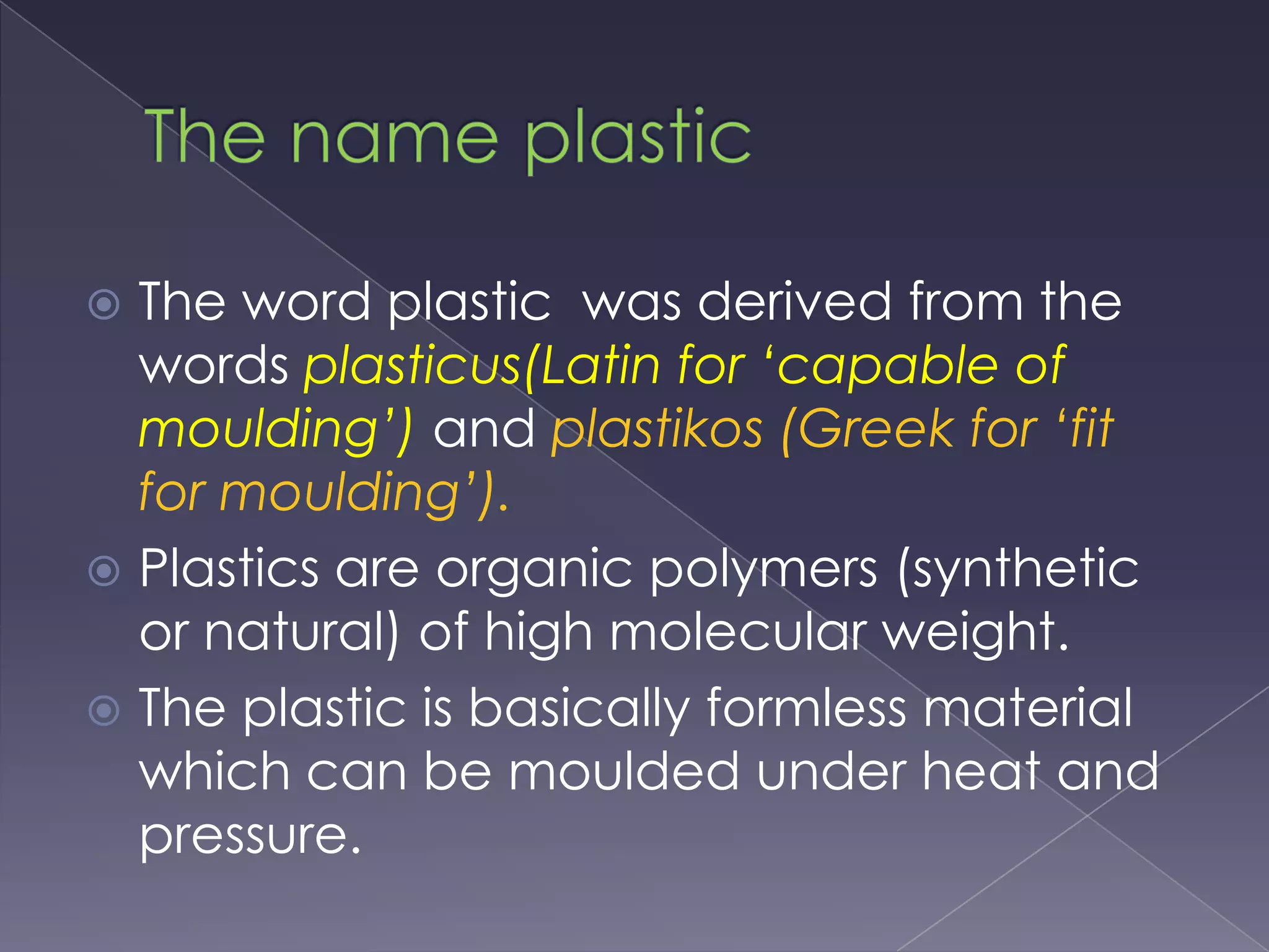 Plastic impacts on the natural Environment | PPTX