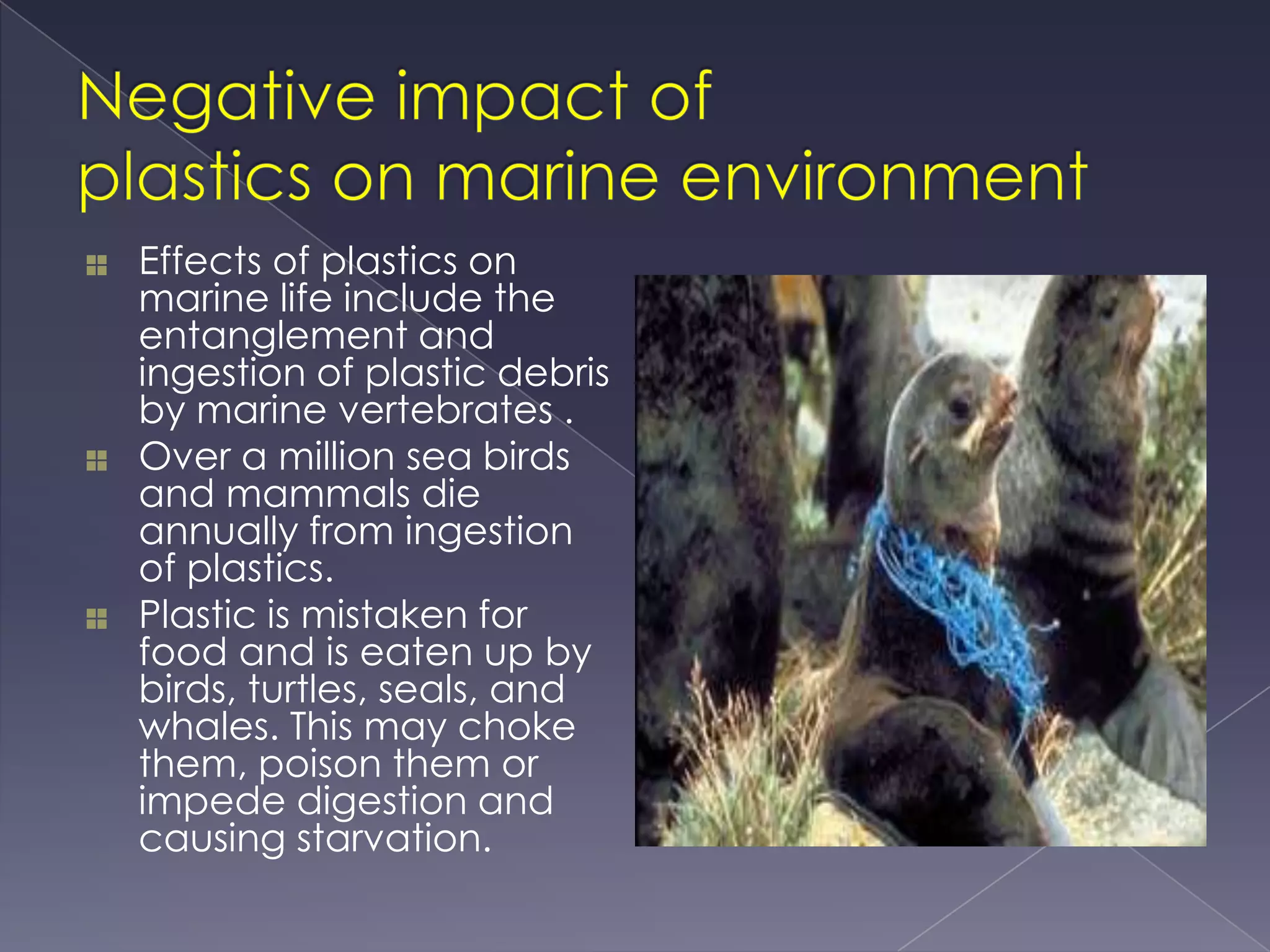 Plastic impacts on the natural Environment | PPTX