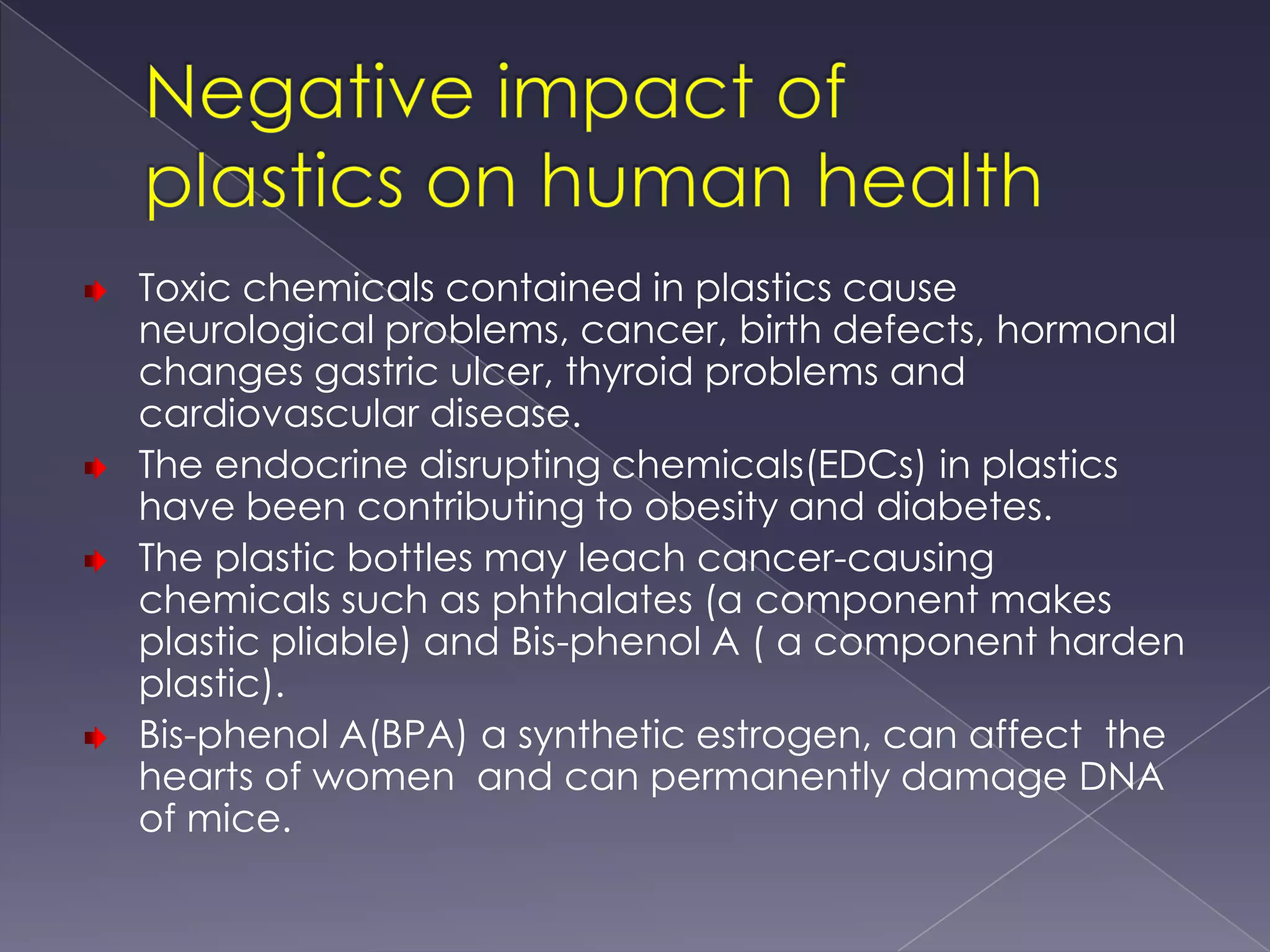 Plastic impacts on the natural Environment | PPTX
