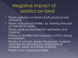 Harmful Effects Of Plastic