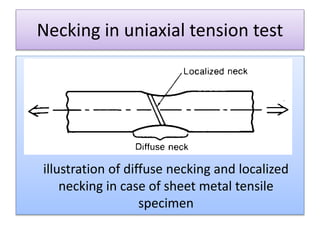 Dr.R.Narayanasamy - Plastic instability in uniaxial tension | PPTX