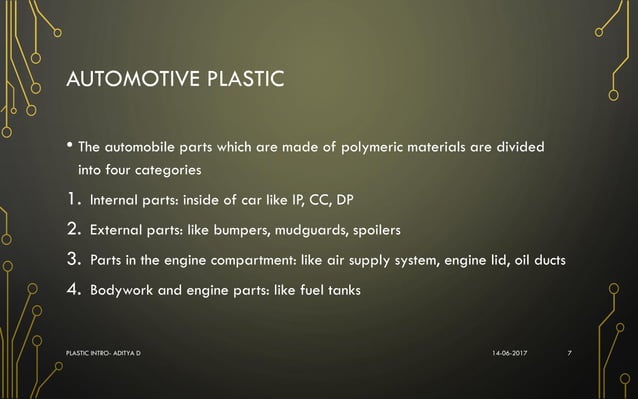 Plastic Introduction to Automotive Interiors | PDF | Chemistry | Science