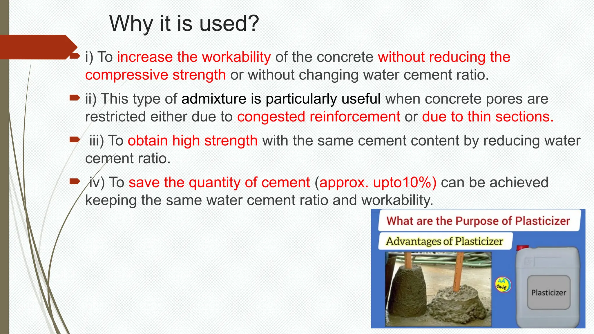 Plasticizer Cement Advanced concrete.pptx