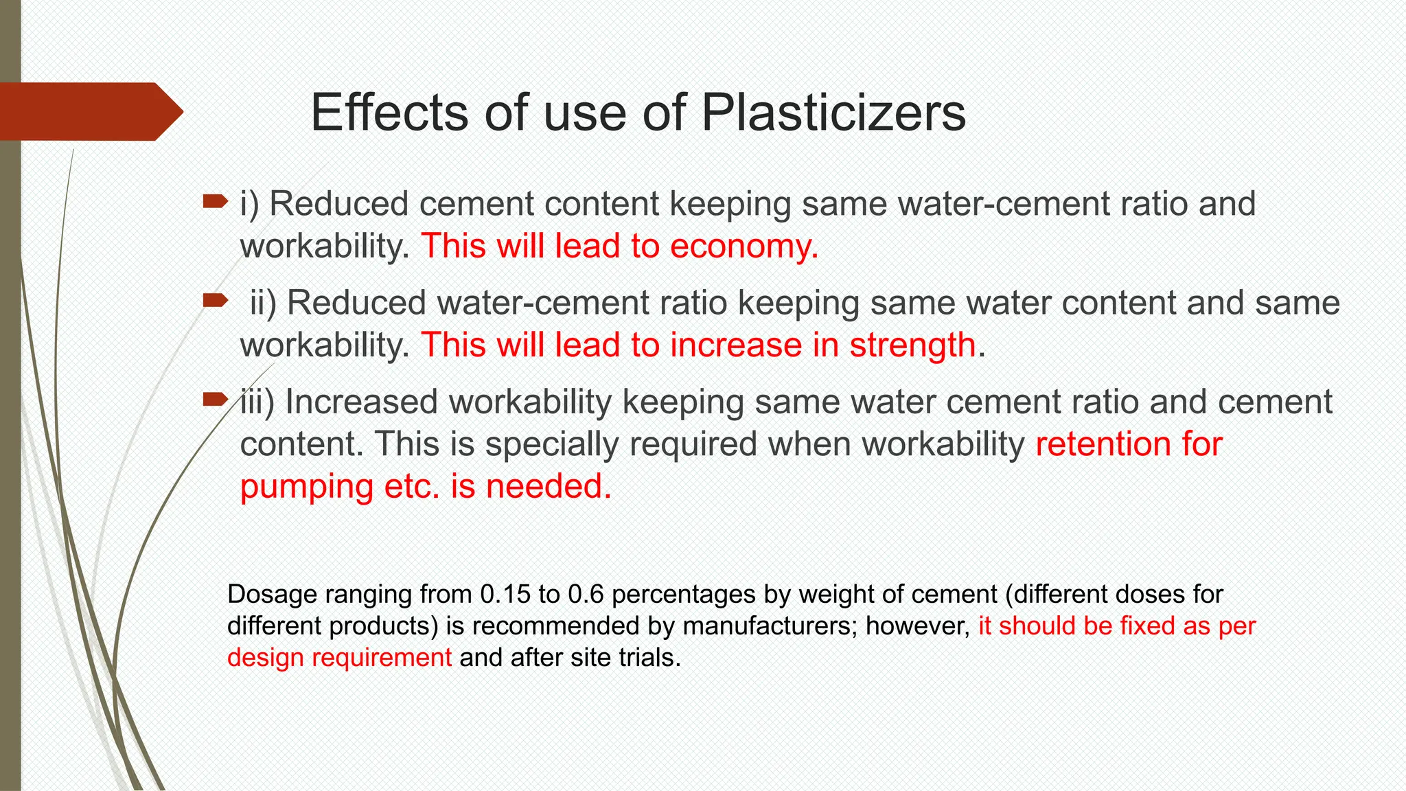 Plasticizer Cement Advanced concrete.pptx