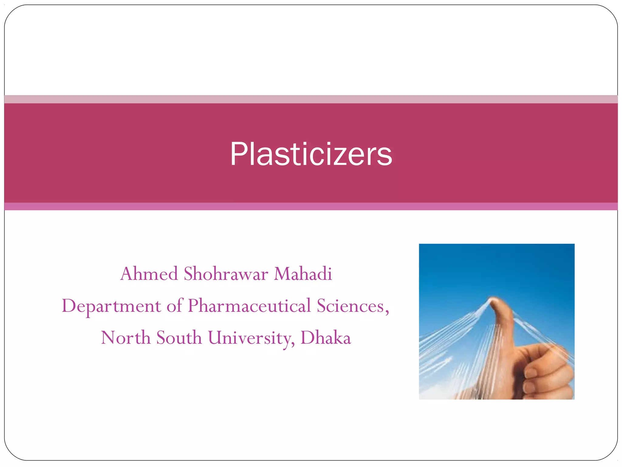 Plasticizer | PPT