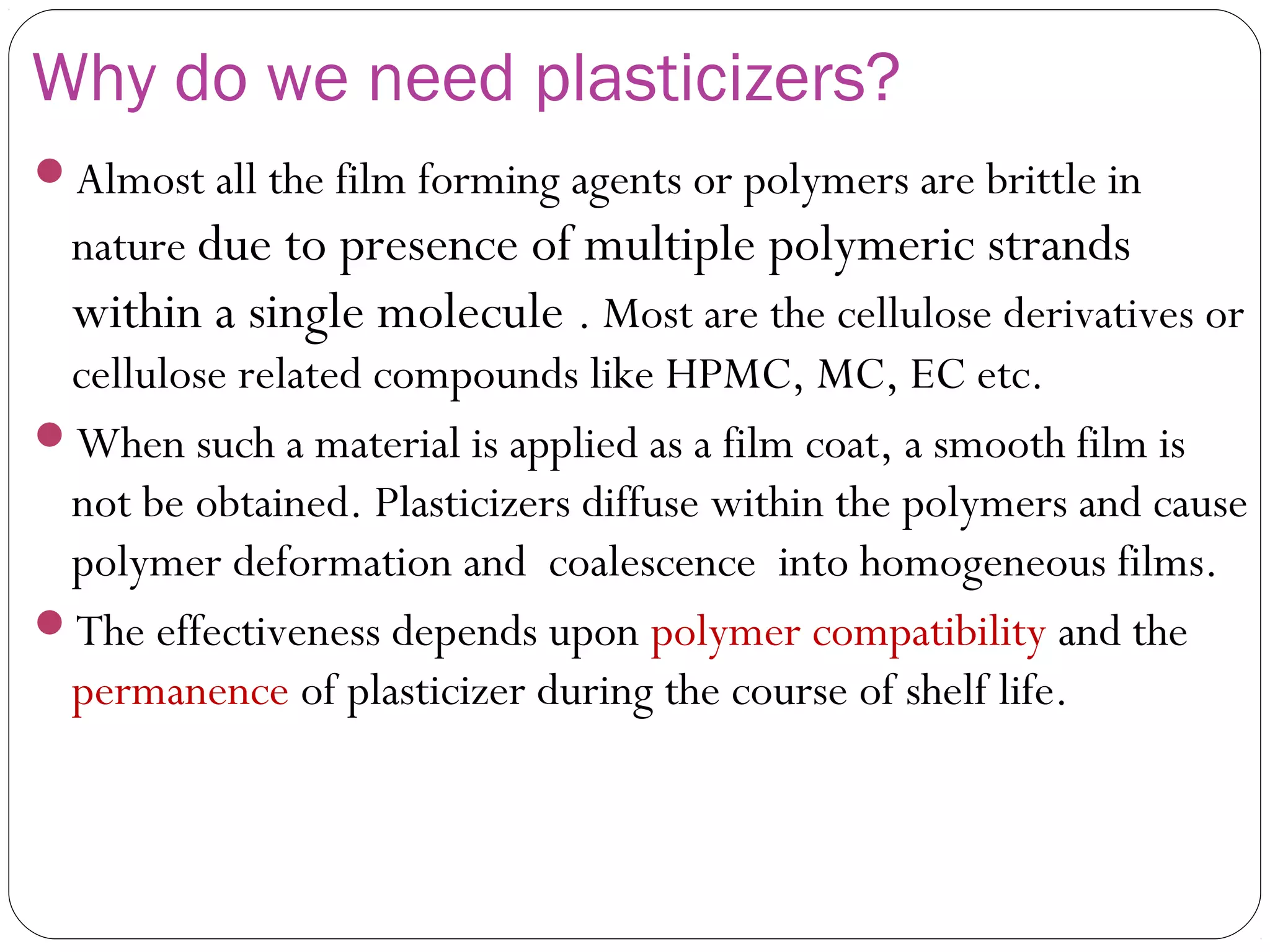 Plasticizer | PPT