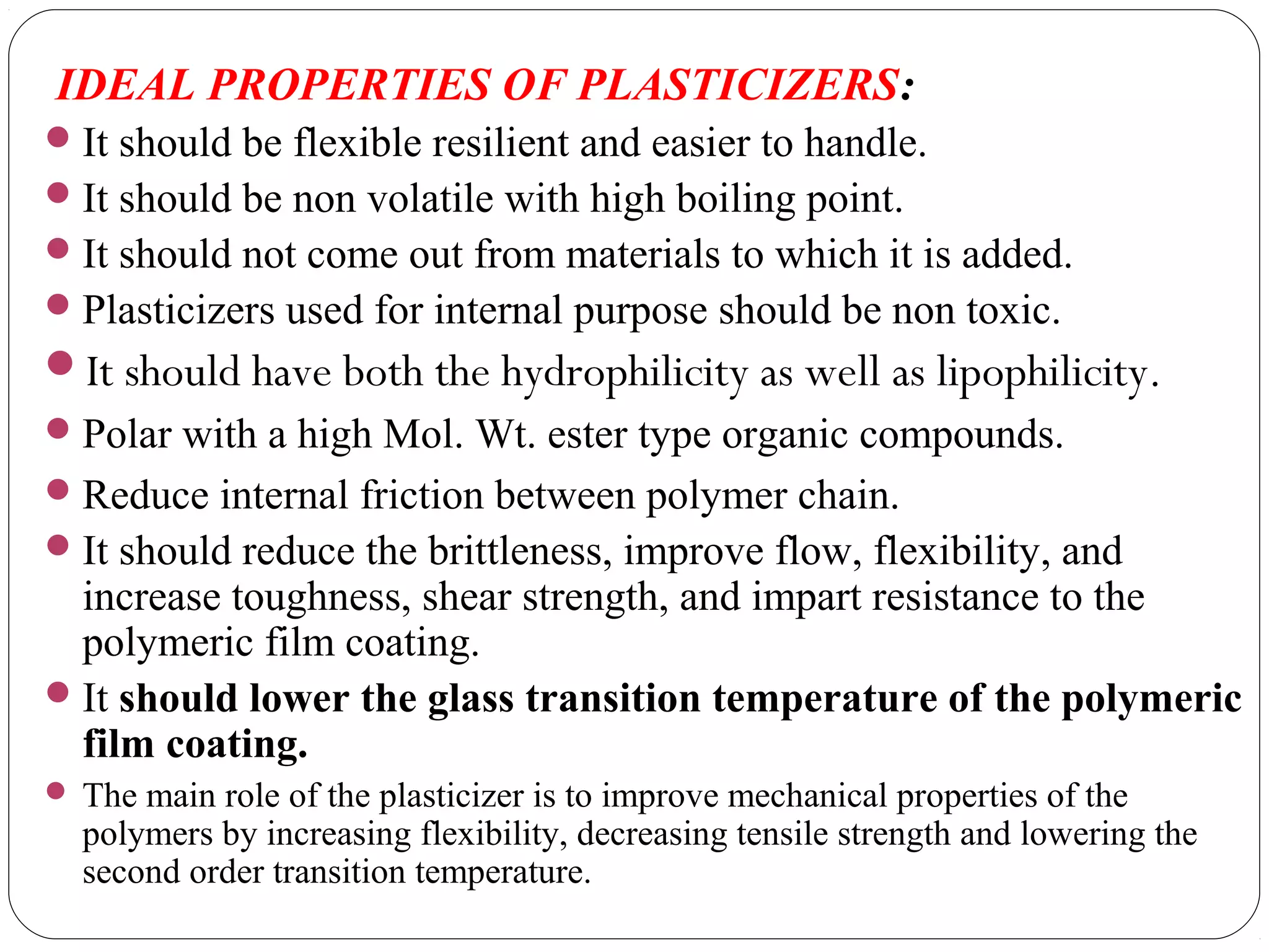 Plasticizer | PPT
