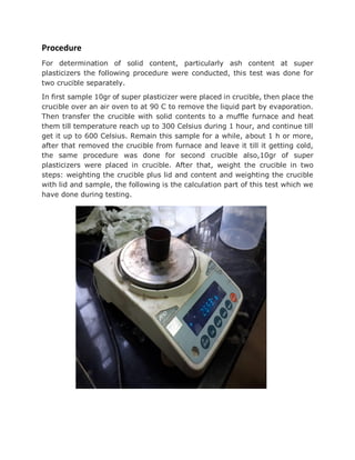 Plasticizers (solid content, expose chloride, etc.) | PDF
