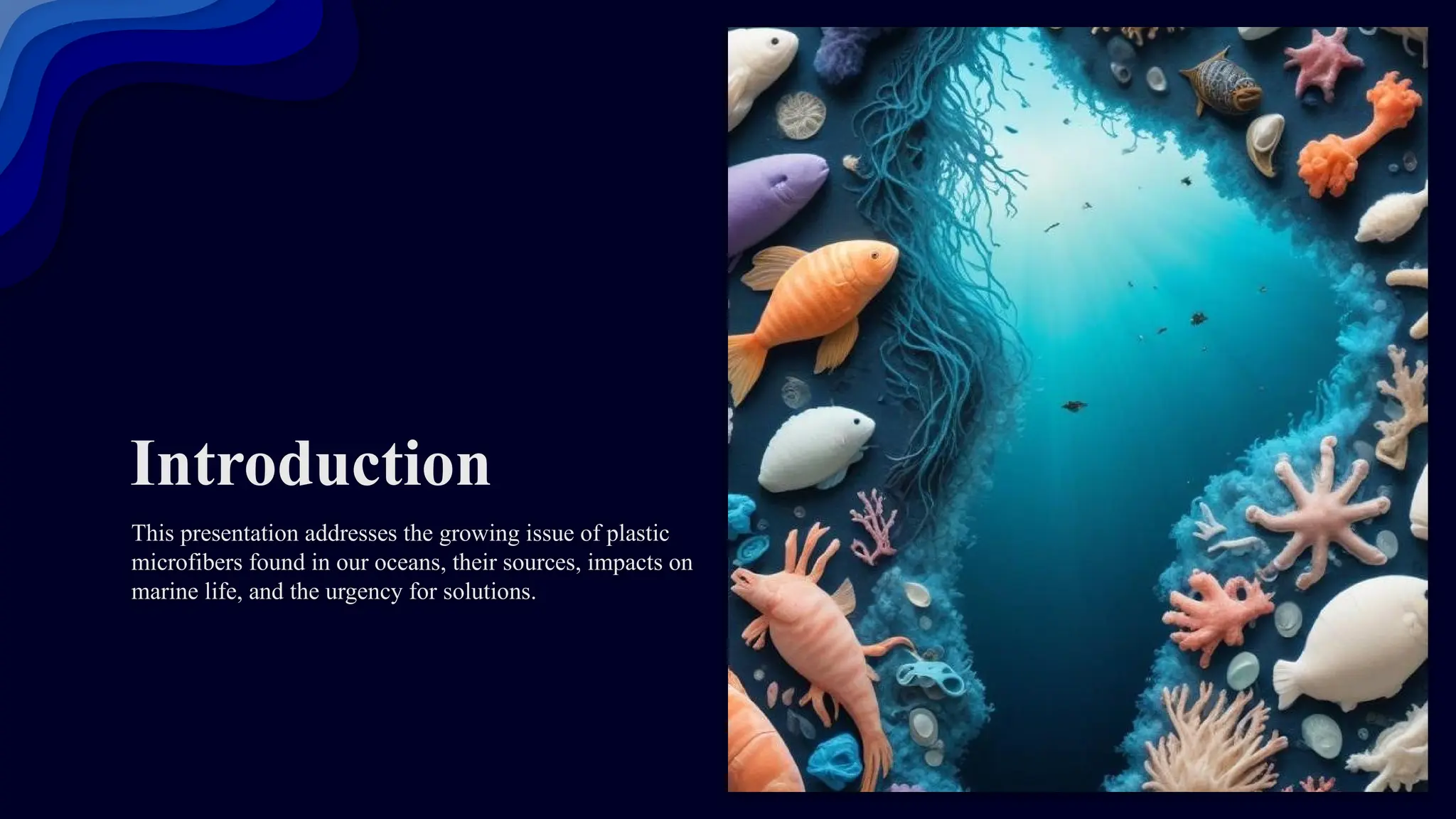 Challenges of Plastic Microfibers in oceans | PPT