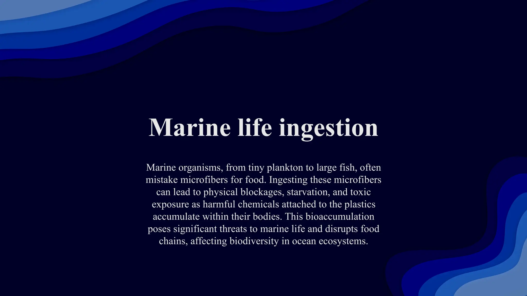 Challenges of Plastic Microfibers in oceans | PPT