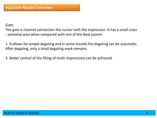 Plastic mold design overview ppt | PPTX