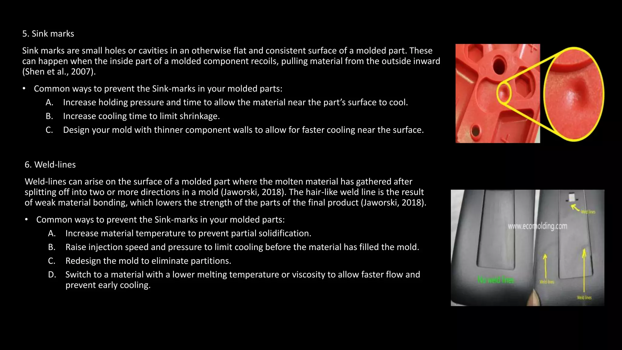 Plastic Molding Defects | PPTX