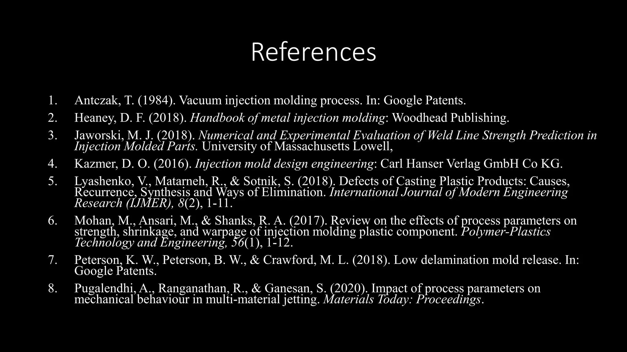 Plastic Molding Defects | PPTX