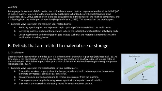 Plastic Molding Defects | PPT