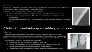 Plastic Molding Defects | PPTX