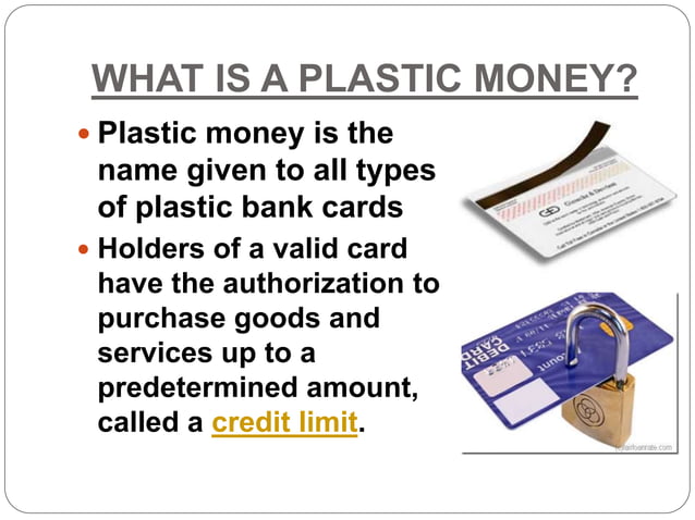 Plastic money | PPTX