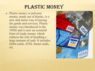 Advantages Of Plastic Money