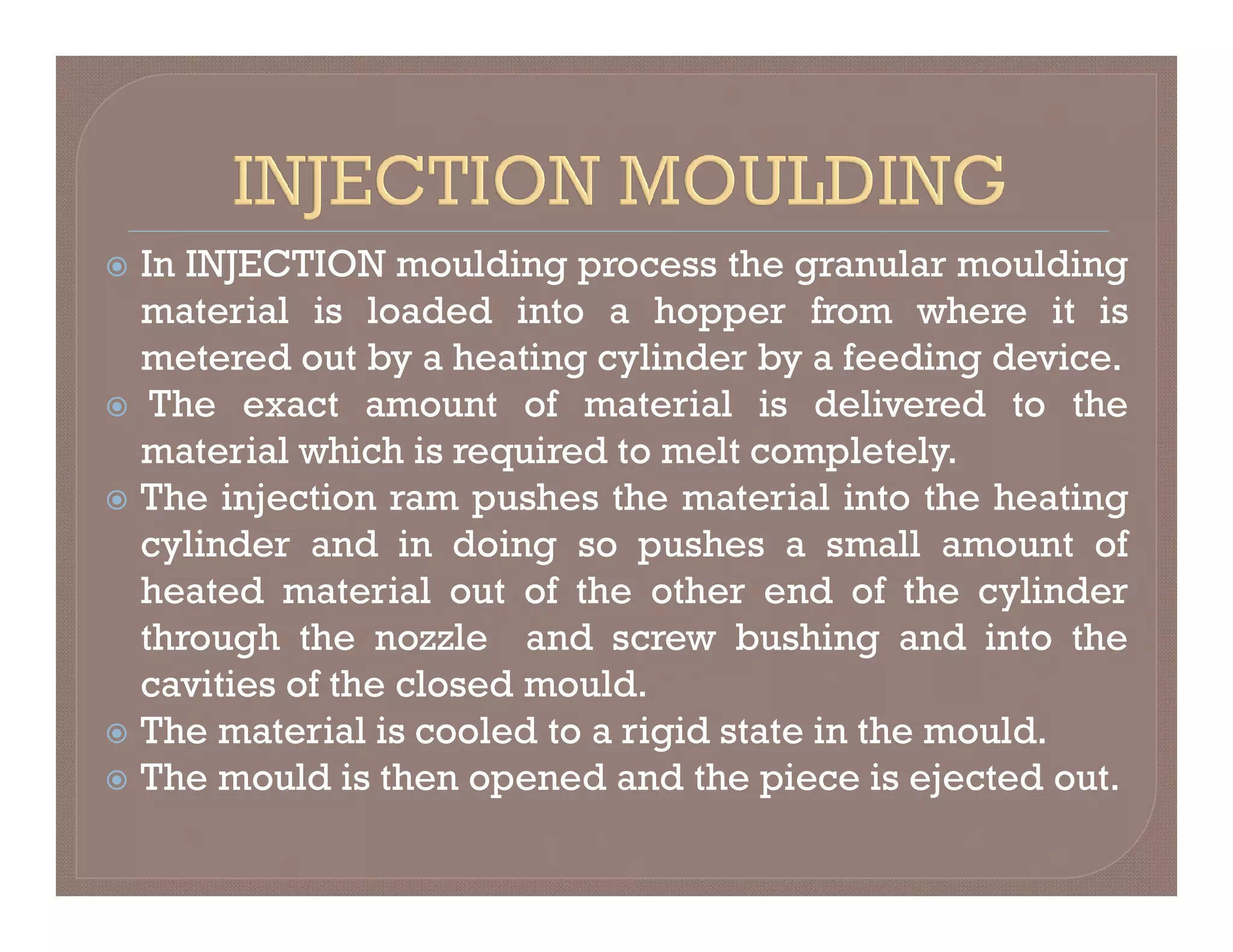 Plastic moulding methods | PDF