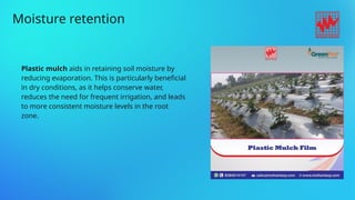 Plastic Mulch Benefits and Applications! | PPTX