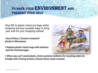 Plastics Disadvantages & Recycling | PPT
