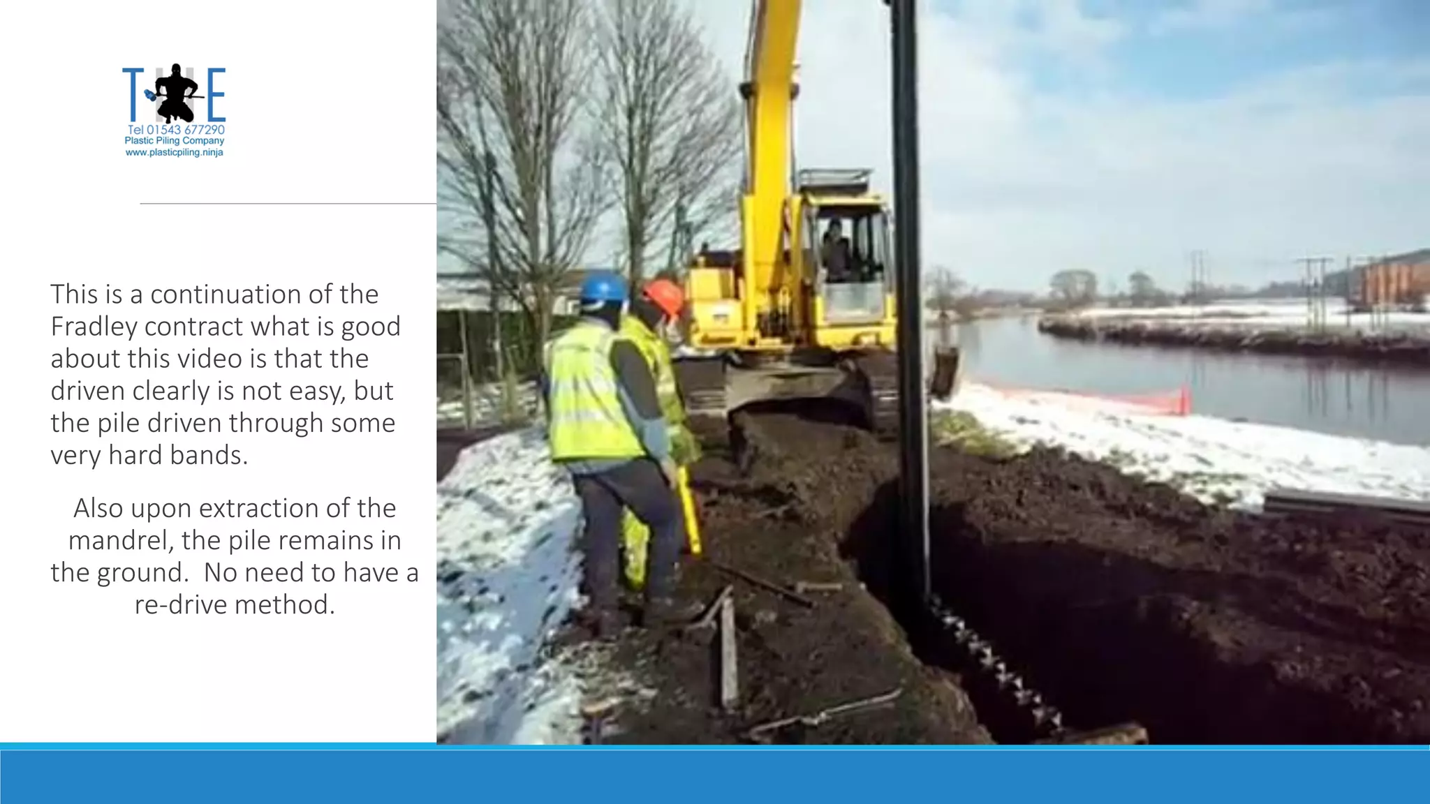 Piling Mandrels for the Installation of Plastic Sheet Piling | PDF